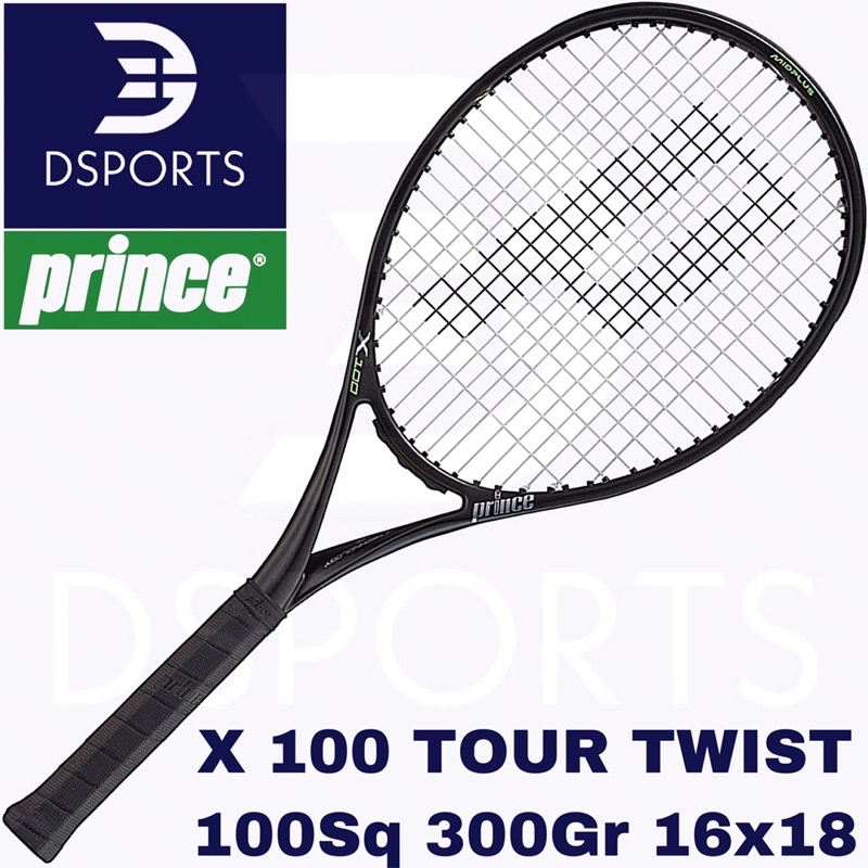 Jual Prince X 100 Tour 300 Gr Twist 300g ( Racket Tennis Tenis Raket ...