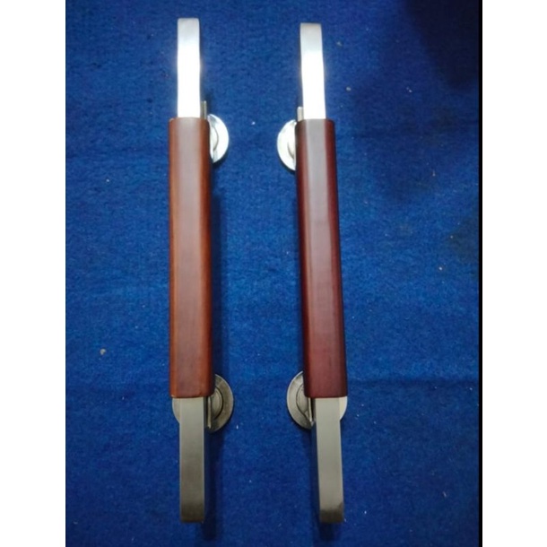 Jual PULL HANDLE PINTU RUMAH COMBINASI KAYU 35CM | Shopee Indonesia