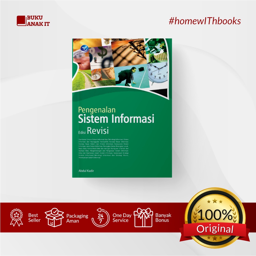 Jual BUKU PENGENALAN SISTEM INFORMASI EDISI REVISI | ABDUL KADIR | PENERBIT ANDI | Shopee Indonesia