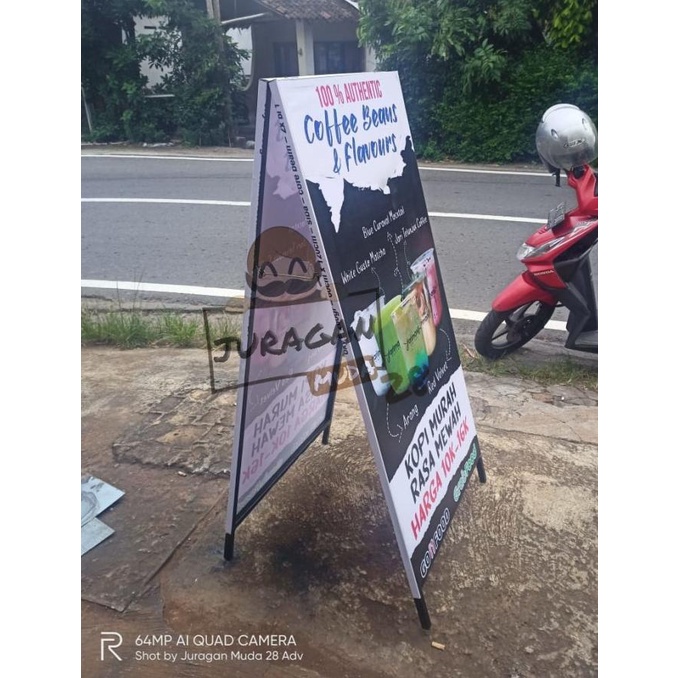 Jual [BISA COD] Standing Banner Besi Hollow | Shopee Indonesia