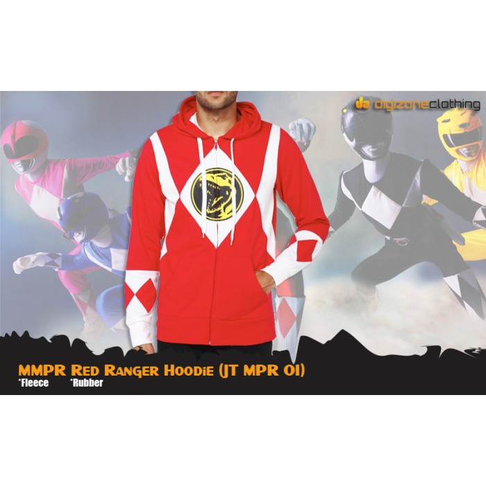 Jual Jaket Hoodie Superhero Power Ranger MMPR | Shopee Indonesia