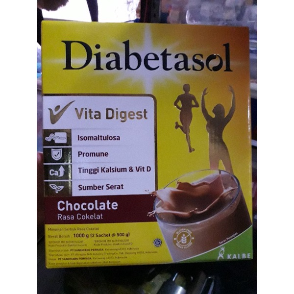 Jual Susu Diabetasol Cokelat 1000g (1Kg) | Shopee Indonesia