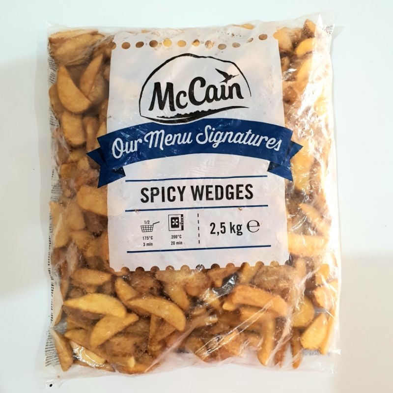 Jual Mc Cain Kentang Spicy Wedges 2,5kg | Shopee Indonesia