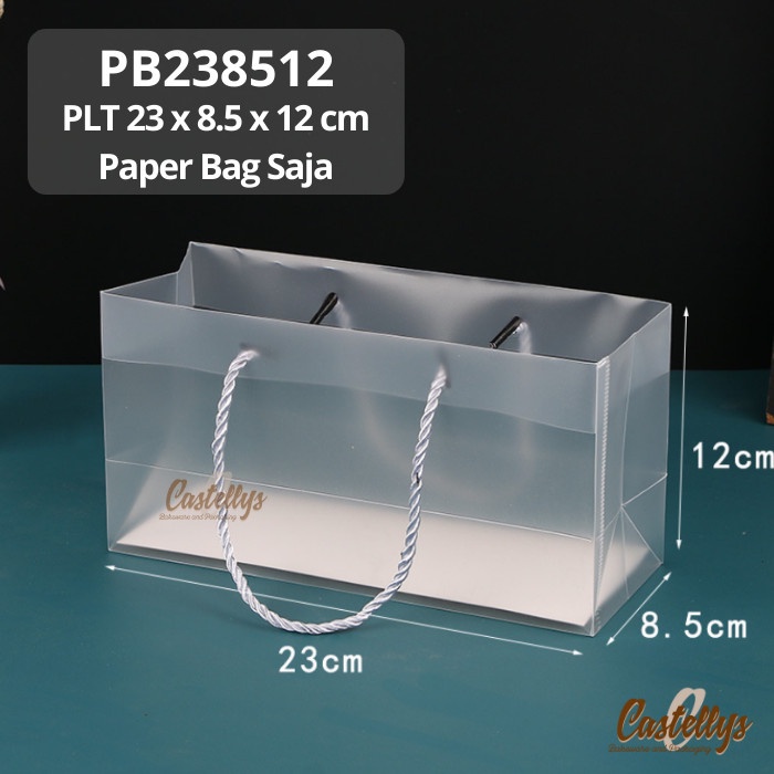 Jual PB238512 Paper Bag Plastik Doff Tas Kue Hampers Goodie Bag | Shopee Indonesia