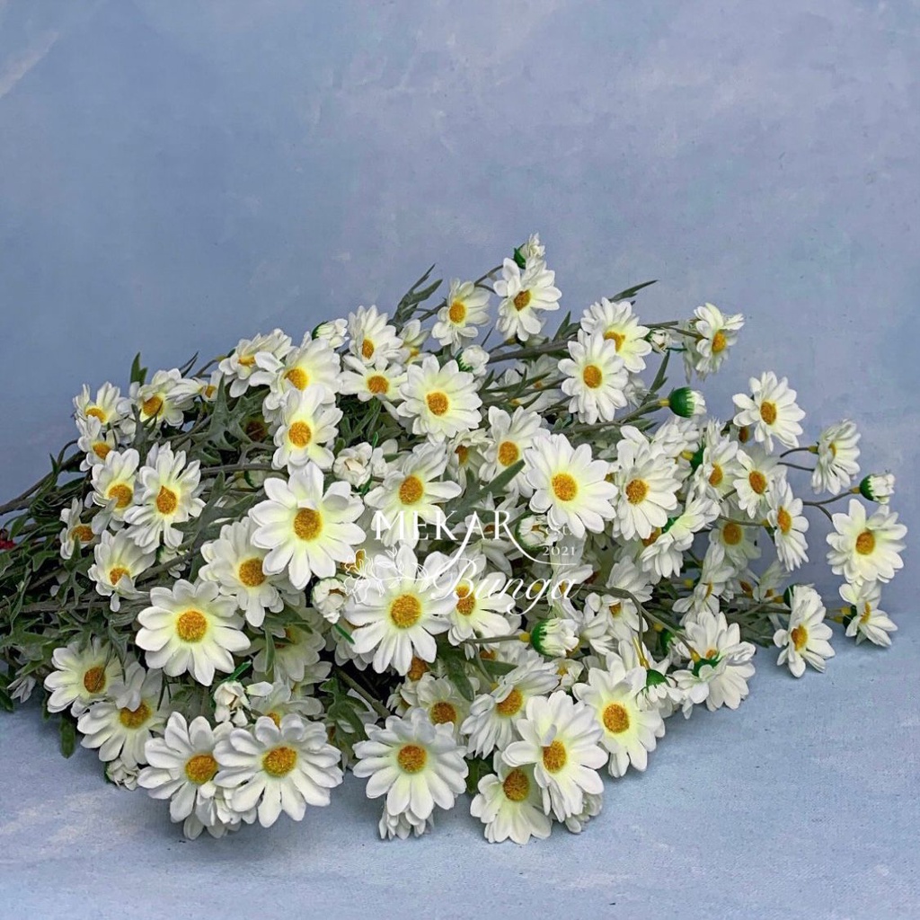 Jual FR 98 - (75 cm) Bunga Artifisial Aster Chrysan Spray Bunga ...