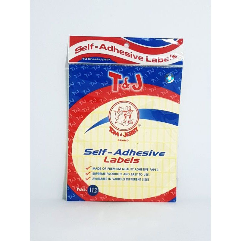 Jual Label 112 T&J / Labels Tom & Jerry No. 112 | Shopee Indonesia
