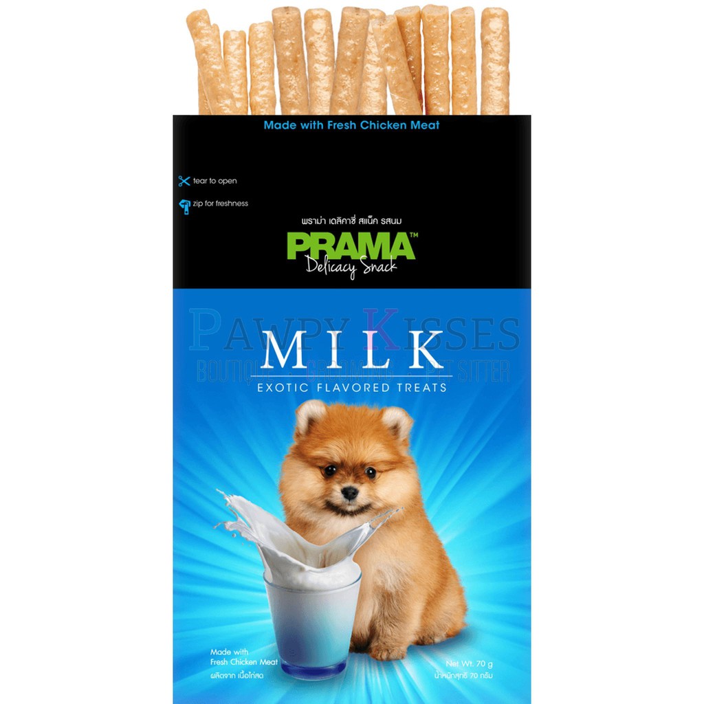 Jual Prama Dog Snack Flavour Hokkaido Milk 70 Gr | Shopee Indonesia