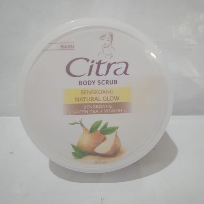 Jual Citra Body Scrub Bengkoang Natural Glow 200gr | Shopee Indonesia