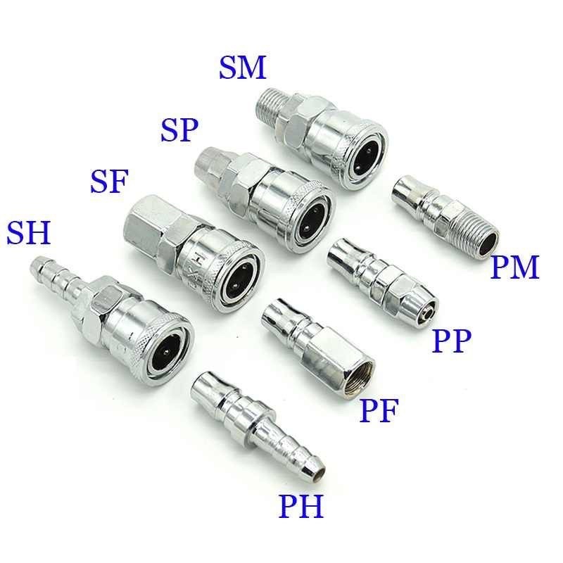 Jual XENON Sambungan Selang Kompresor Angin 1/4” Quick Coupler Adapter ...