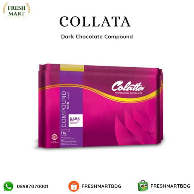 Jual Collata Dark Compound Chocolate / Coklat 1kg | Shopee Indonesia