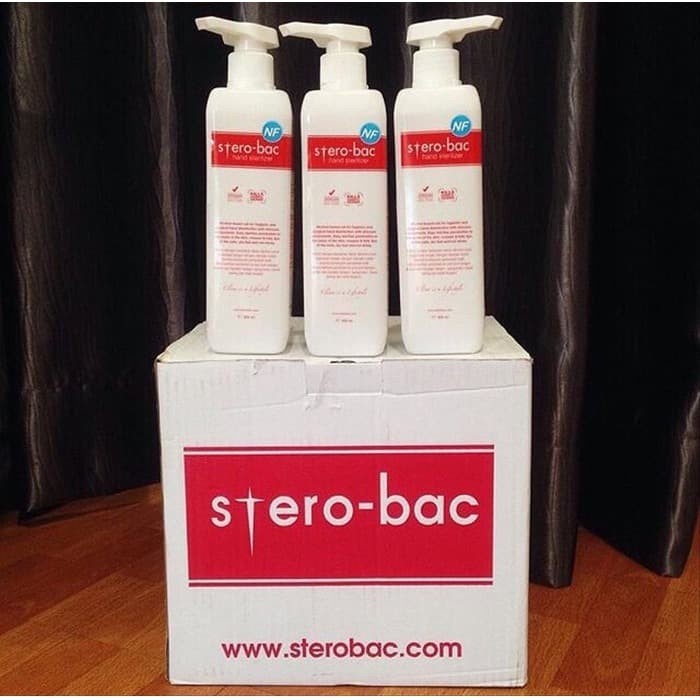 Jual Stero-Bac Hand Sterilizer 400 ml / Sanitizer Sterobac - stero bac ...