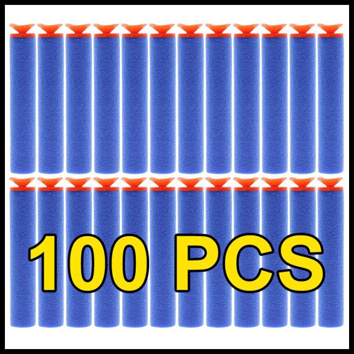Jual Bukal Paket 100 Buah Peluru Nerf Bisa Nempel Dart Bullet Suction ...