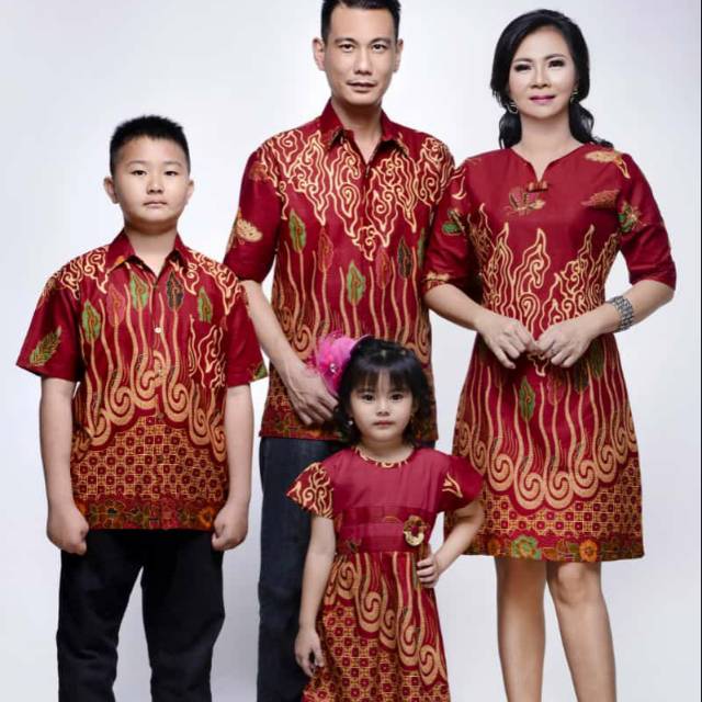 Jual Sarimbit Batik Keluarga Seragam Natal/ Copel Famili/ Capel Batik ...