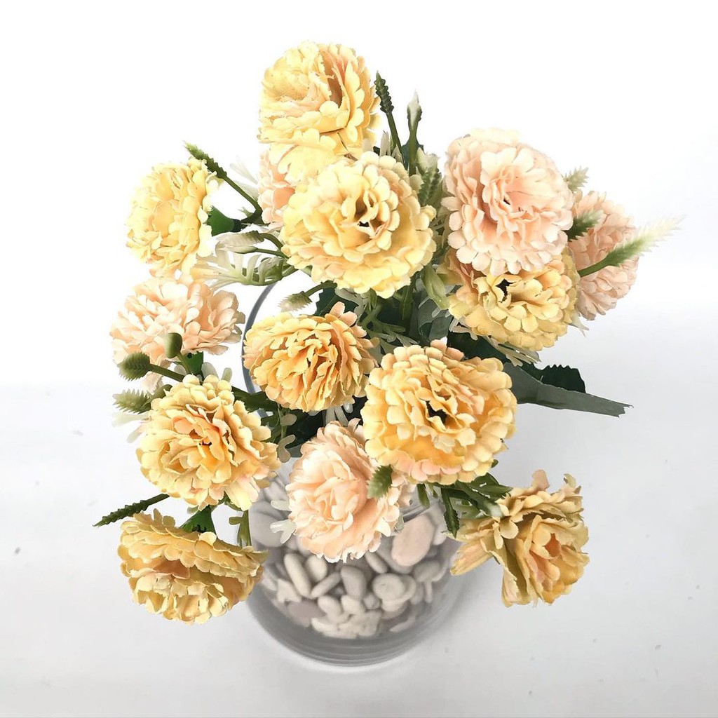 Jual BUNGA TANGKAI MINI AURORA - putih kuning ungu salem peach pink ...