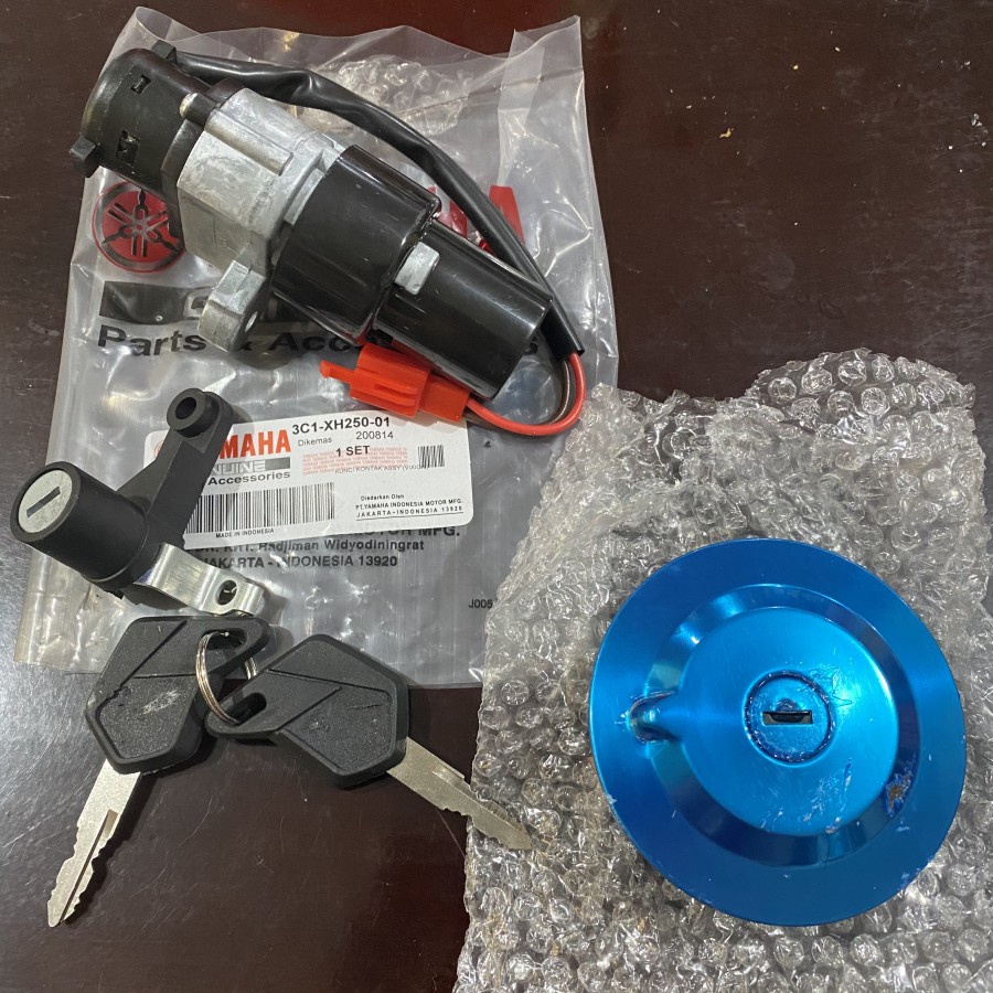 Jual 3C1 Kunci Assy Kontak Key Set Lengkap Keyset Jok Motor Vixion Old ...
