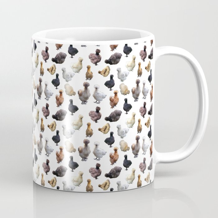 Jual Mug Gelas Ayam Silkie bantams on white | Shopee Indonesia