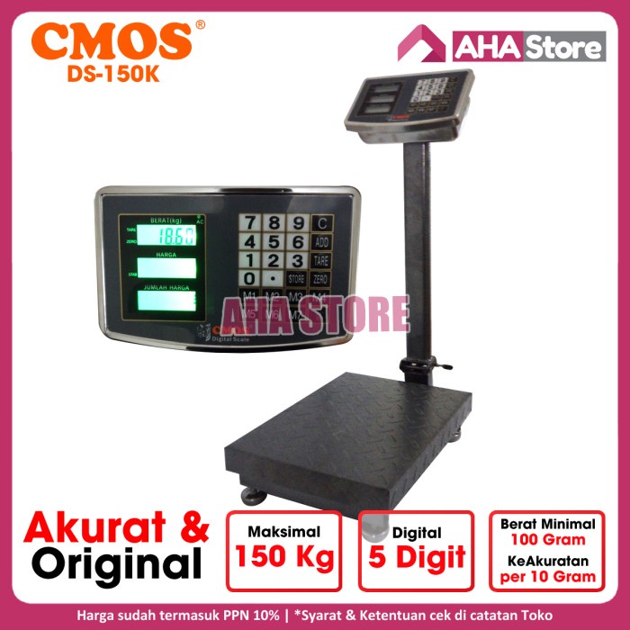 Jual CMOS Timbangan Duduk Digital 150 Kg DS-150K | Shopee Indonesia