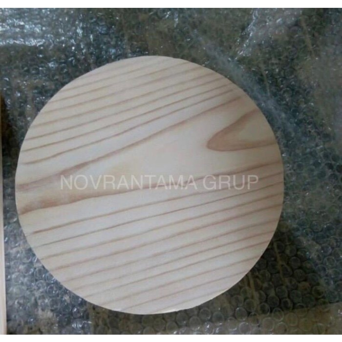 Jual Kayu pinus jati belanda bulat diameter 20 cm tebal 2cm | Shopee ...
