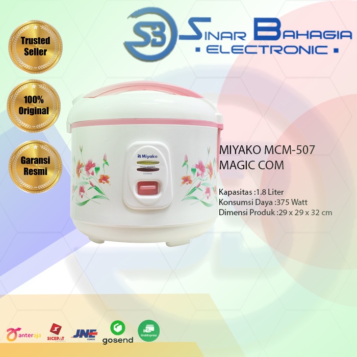 Jual MIYAKO MCM-507 MAGIC COM (KHUSUS BANDUNG) | Shopee Indonesia
