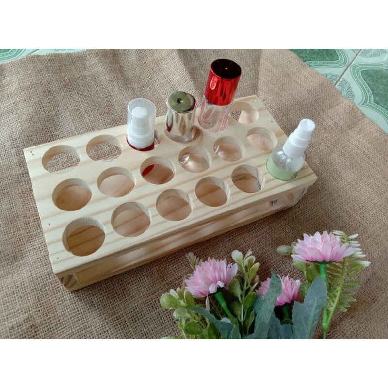 Jual tatakan parfum 30ml/display parfum kayu/rak parfum | Shopee Indonesia