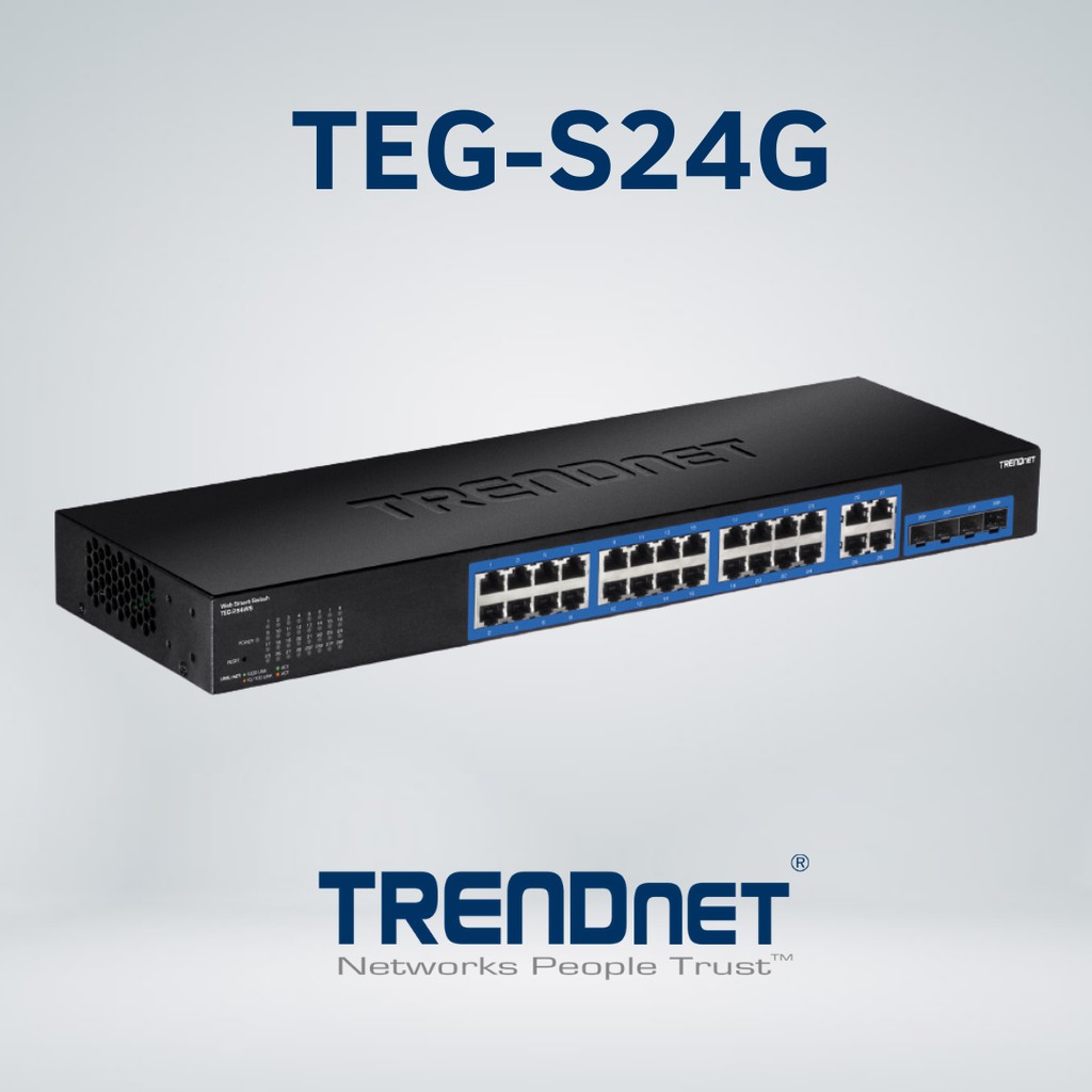 Jual TRENDnet TEG-S24g 24-Port Gigabit GREENnet Switch (Version v3.0R ...