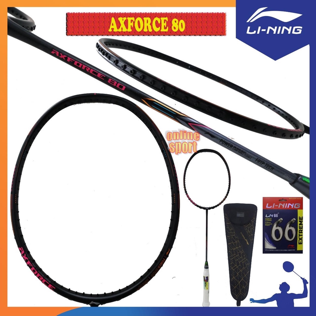 Jual LINING Axforce 80 Raket Badminton LINING Axforce 80 ( Original ...