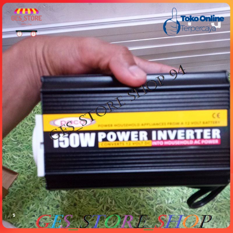 Jual Paco Power Inverter 150 watt Pengubah arus dc ke ac inverter 150 ...