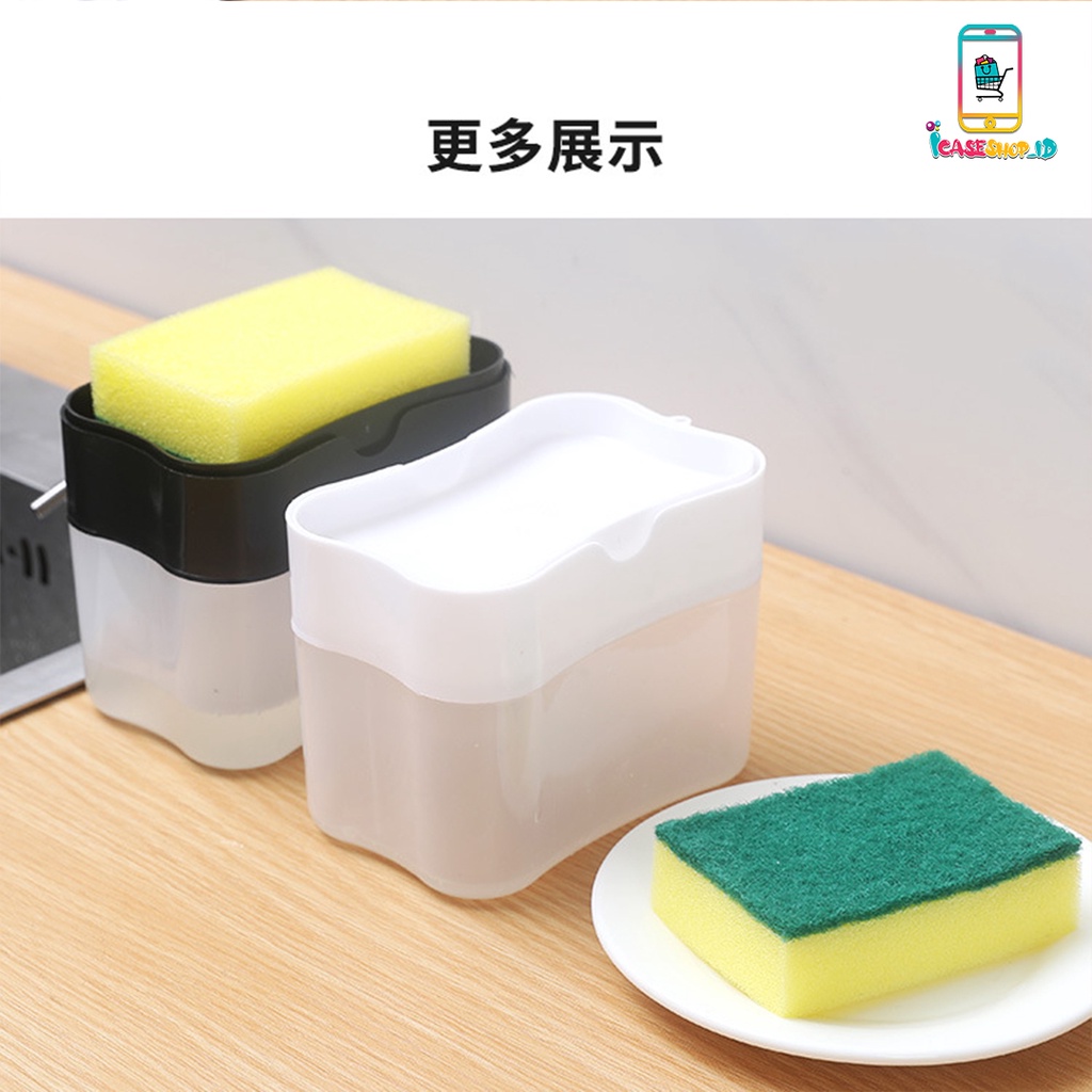 Jual RT31 Dispenser pump holder otomatis tempat spons busa sabun cair ...