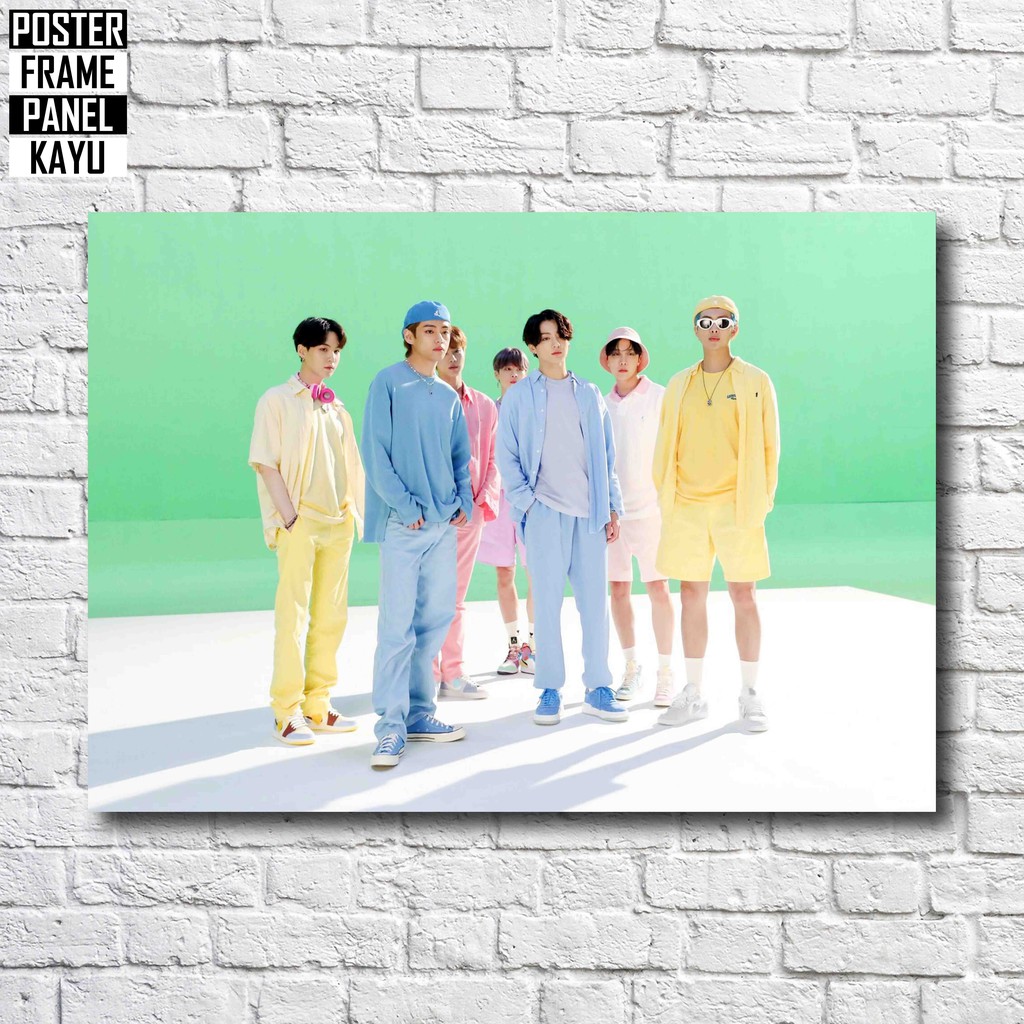 Jual Poster BTS DYNAMITE Frame Kayu Solid A4 BTS313 | Shopee Indonesia