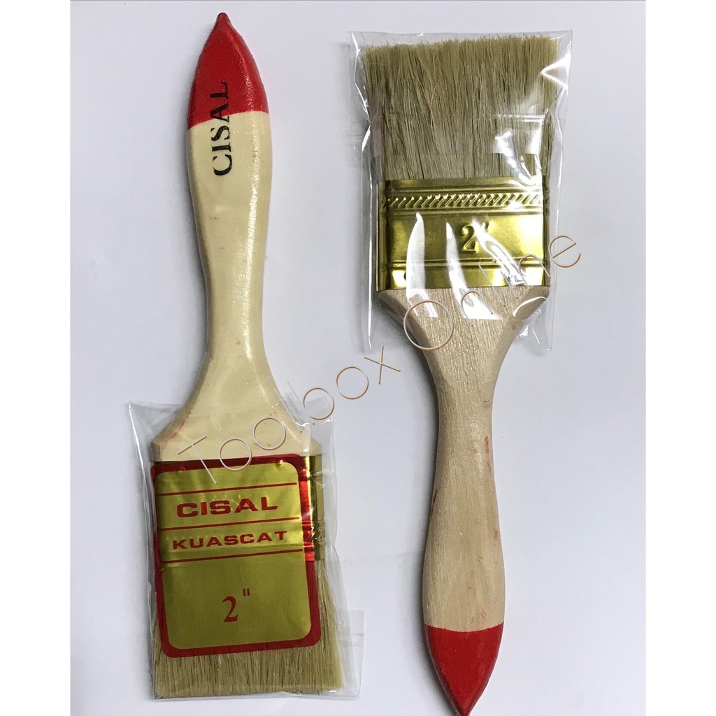 Jual Kuas Cat CISAL 633 Tebal Gagang Pernish 2 inch | Shopee Indonesia