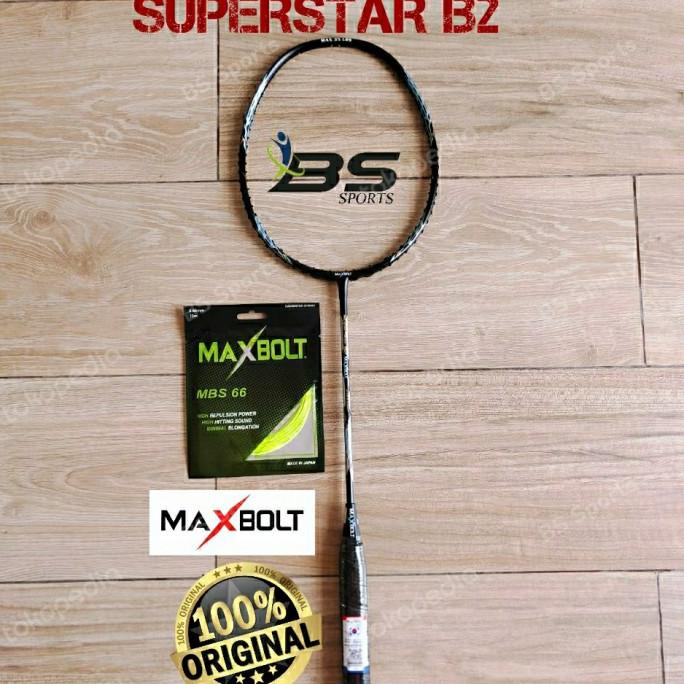 Jual Raket Badminton Maxbolt Superstar B2 35Lbs Original Roccabar ...