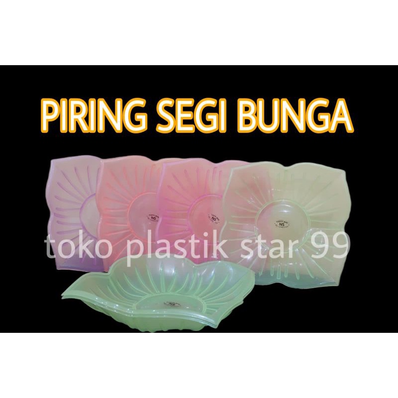 Jual Piring Segi Bunga Plastik | Shopee Indonesia