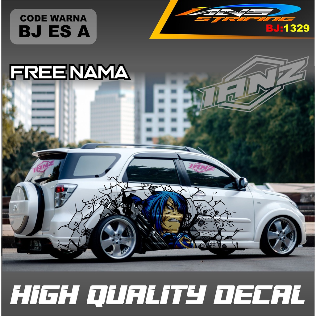 Jual STICKER DECAL MOBIL TERIOS KEREN / DECAL STIKER AVANZA XENIA ...