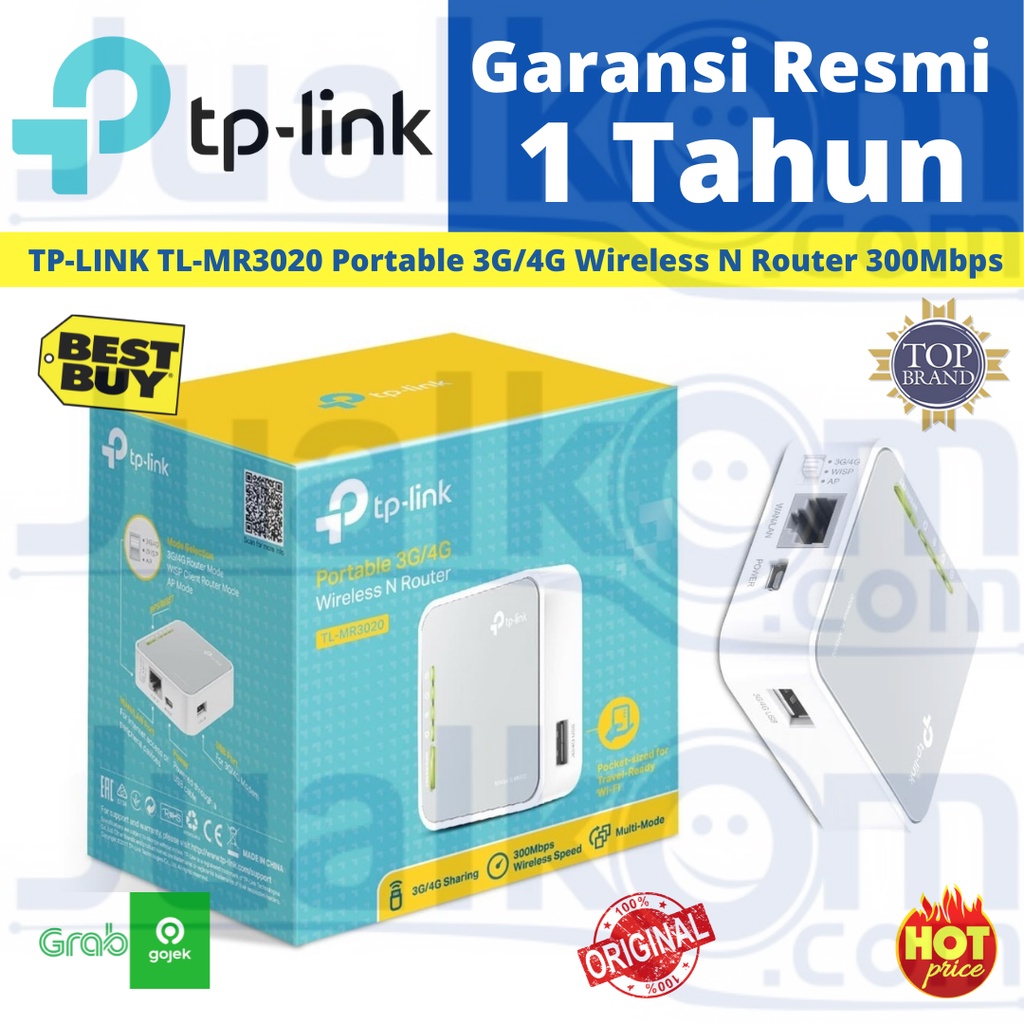Jual TP-LINK Portable 3G/4G Wireless N Router TL MR3020 Resmi | Shopee ... Jual TP-LINK Portable 3G/4G Wireless N Router TL MR3020 Resmi | Shopee ...