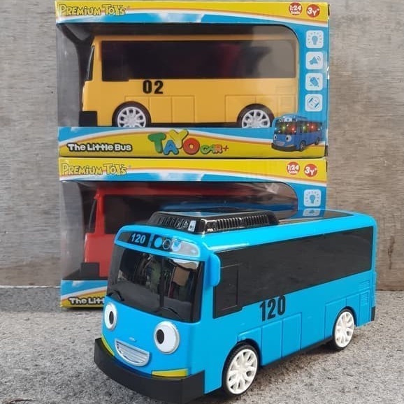 Jual Mainan Permainan Maenan Mobil Mobilan Bus Bis Bes Tayo The Little Bus Plastik Led 3D Play ...