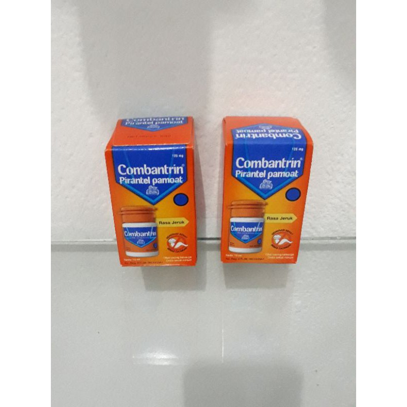 Jual COMBANTRIN syrup 10ml, obat cacing rasa jeruk | Shopee Indonesia