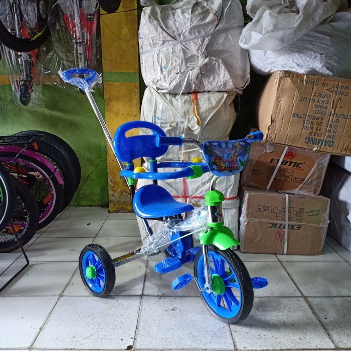Jual Sepeda Anak Roda 3 Pmb Stenlis Dorongan Stir 031 | Shopee Indonesia