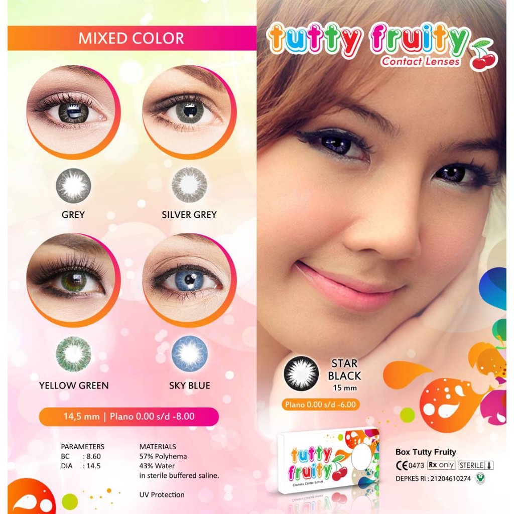 Jual TUTTY FRUITY MIX COLOR (NORMAL ONLY) | Shopee Indonesia