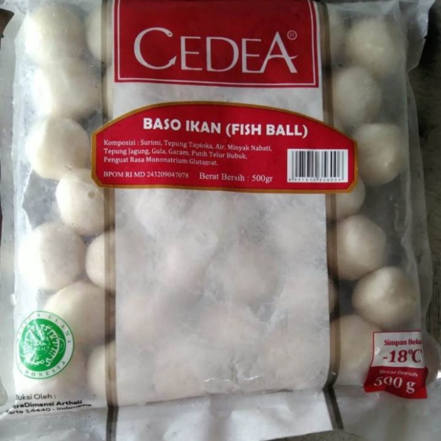 Jual CEDEA BASO IKAN UKURAN SEDANG 500GR | Shopee Indonesia