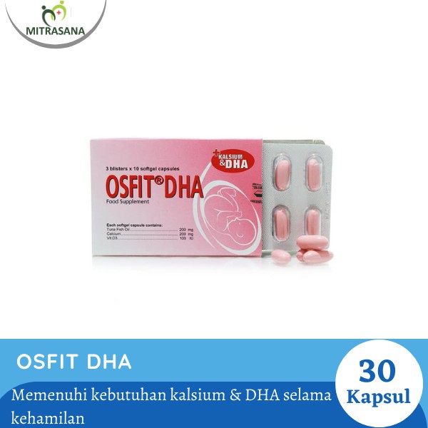 Jual Osfit DHA 30 Kapsul | Shopee Indonesia
