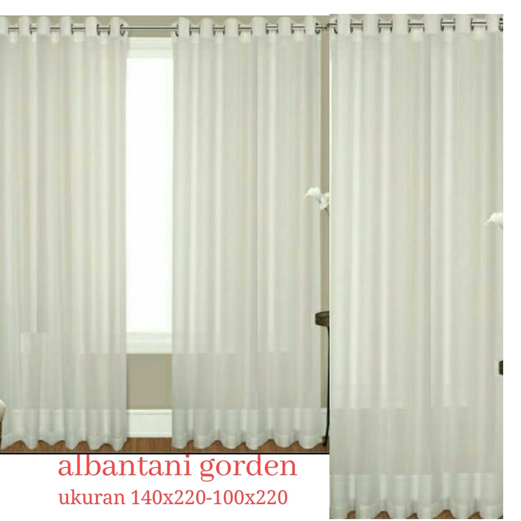 Jual GORDEN BLACKOUT VITRASE KORDEN JENDELA MINIMALIS IMPORT VITRASE VOIL | Shopee Indonesia