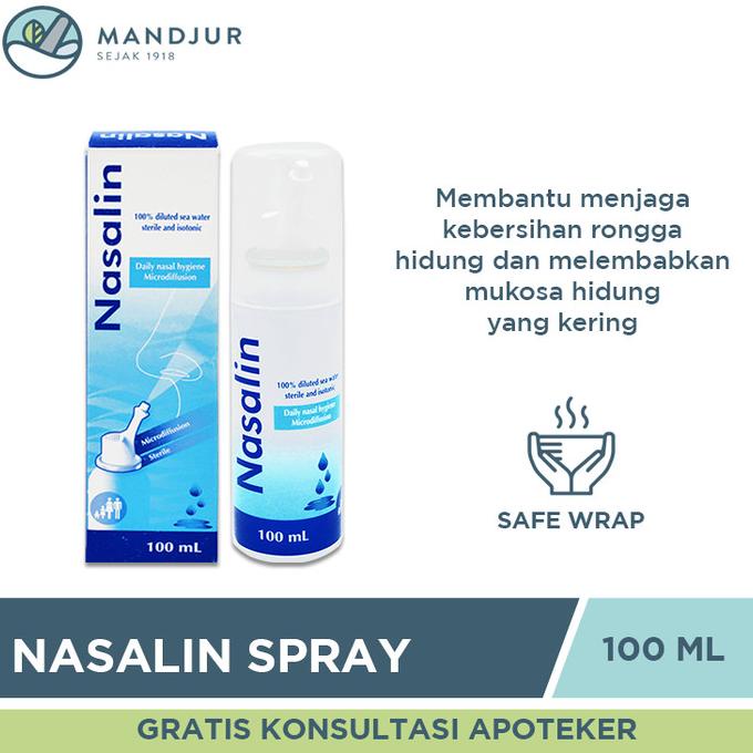 Jual Nasalin Daily Nasal Hygiene Microdiffusion Spray 100 mL | Shopee ...