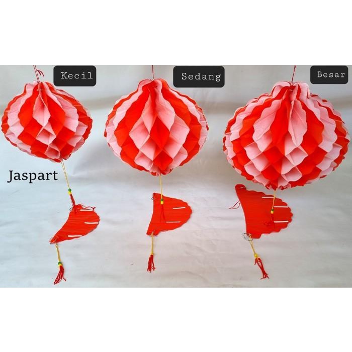 Jual Lampion Lampion Honeycomb Merah Putih Size 20 25 30 Cm Dekorasi Hut Ri | Shopee Indonesia