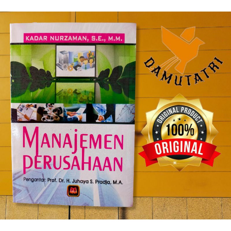 Jual Buku Manajemen : Manajemen Perusahaan | Kadar Nurzaman | Shopee ...