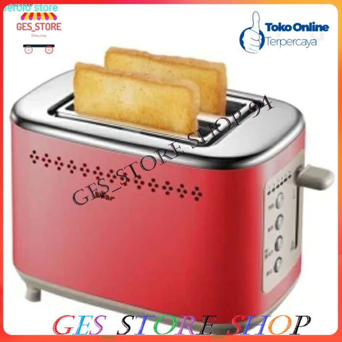 Jual Bear Toaster 2 Slice 730 W - Merah | Shopee Indonesia