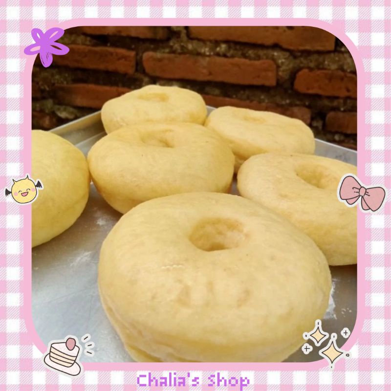 Jual [Chalia] DONAT FROZEN UKURAN MEDIUM ISI 10 DONAT SUSU | Shopee ...