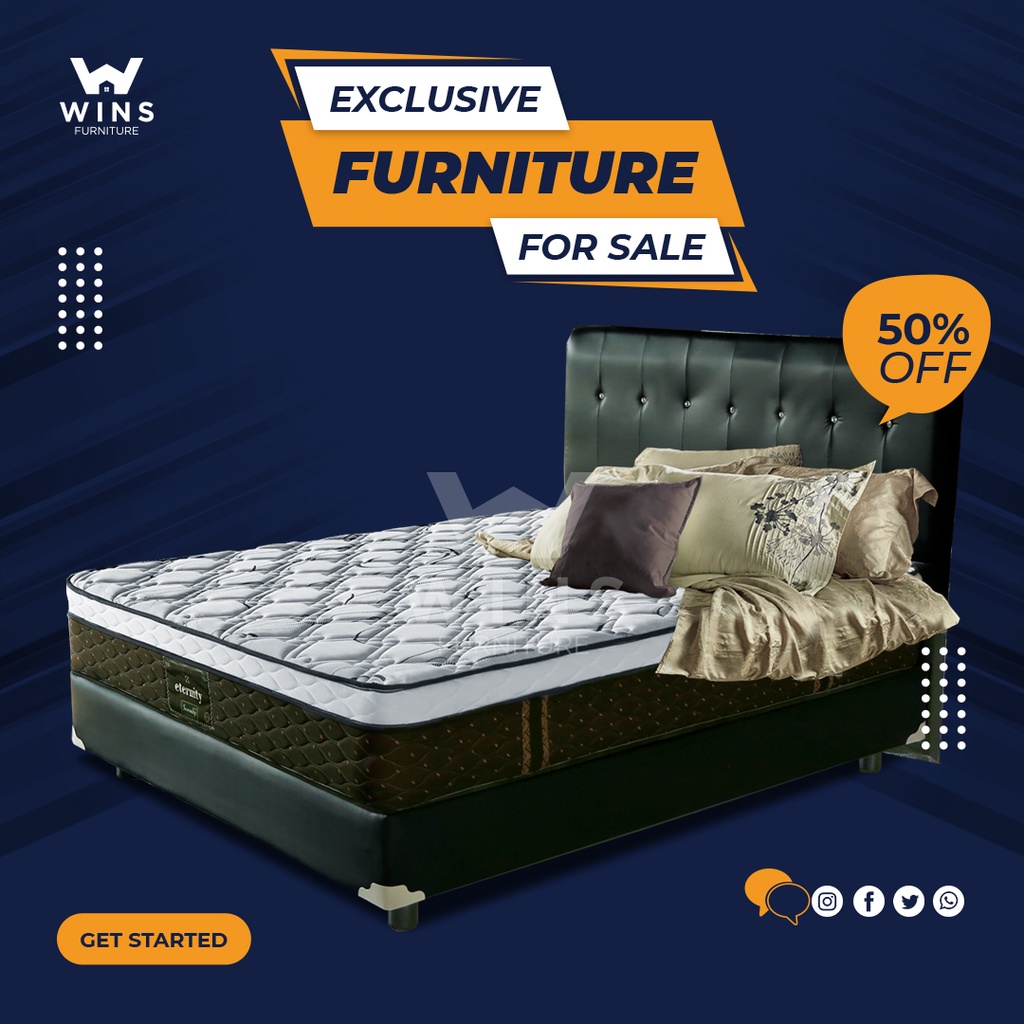 Jual Kasur Matras Spring bed Elite Serenity Eternity | Shopee Indonesia