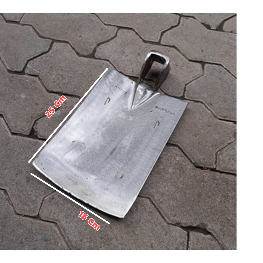 Jual Cangkul Sawah lebar 17 cm / pacul putih cap garpu Cangkul Baja ...