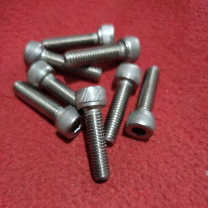 Jual baut L stainles M8x30 atau baut 12 panjang 3cm kode THE | Shopee Indonesia