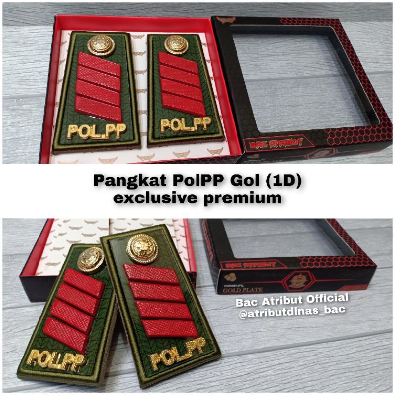 Jual Tanda Pangkat PolPP Golongan 1d (Juru Tingkat I) Premium | Shopee ...